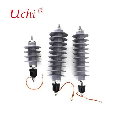 China ISO9001 Distribution Line Composite MOA 10KA 33KV Zinc Oxide Gapless Arrester for sale