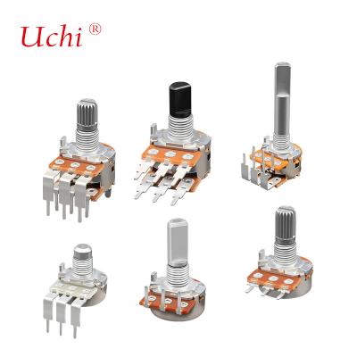 China RD16 Metal Shaft Rotary Potentiometer RV16 Potentiometer CTR Precision Potentiometers for sale