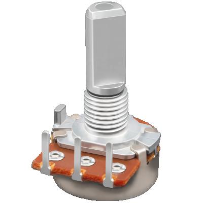 China RD16 Metal Shaft Rotary Potentiometer RV16 Potentiometer CTR Precision Potentiometers for sale