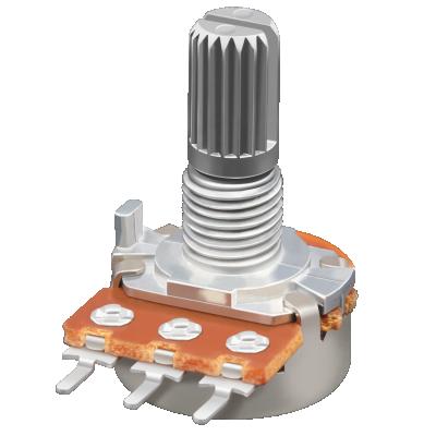 China RD16 Metal Shaft Rotary Potentiometer RV16 Potentiometer CTR Precision Potentiometers for sale