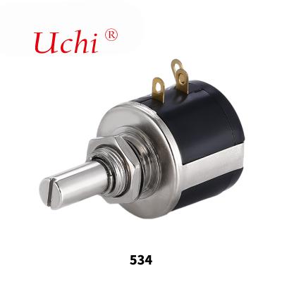 China 534 Multi-turn Draadgewonden Precisie Potentiometer 10KΩ 2W Te koop