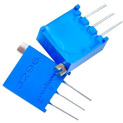 China 3296w Variabele Weerstand Top Afstelling Multi-turn Keramische Fijnregeling Potentiometer, 10k Precisie Potentiometer Te koop