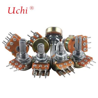 China WH148 With Switch Stereo Volume Control B50K And B100K Rotary Potentiometers for sale