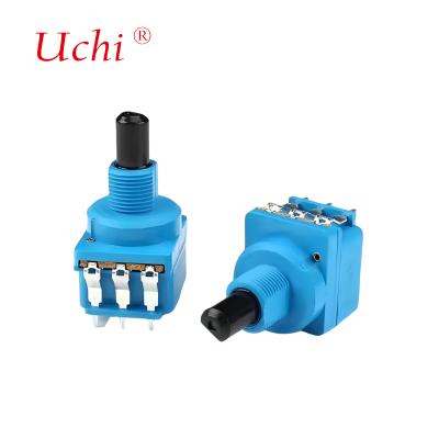 China WH116AK Massief Koperen As Draaiende Dimmer Potentiometer Met 10A Drukknopschakelaar Te koop