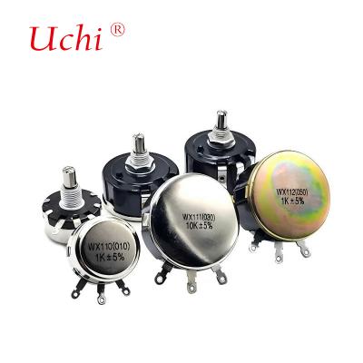 중국 WX111 단일 회전 권선형 전위차계 가변 저항 1w 정밀 회전 전위차계 판매용