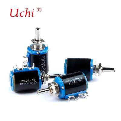 Cina WXD3-12 1W 10k Ohm Potenziometro rotativo di precisione multigiro a filo avvolto in vendita