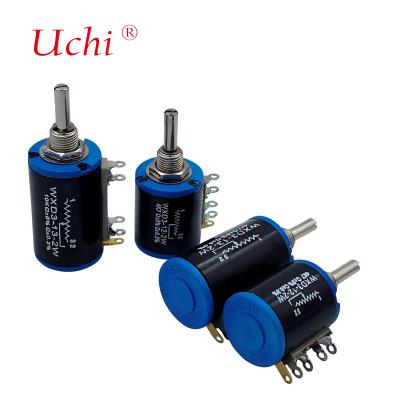 Cina WXD3-12 1W 10k Ohm Potenziometro rotativo di precisione multigiro a filo avvolto in vendita
