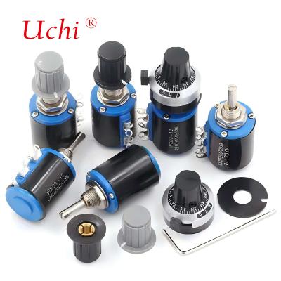 China WXD3-12 1W 10k Ohm 5-rings multi-turn precisie draadgewonden draaipotentiometer Te koop