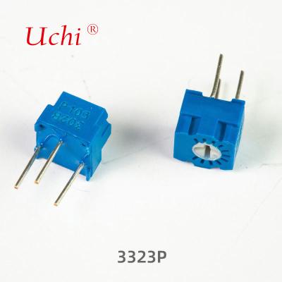 China 3323P Eéndaags Metalen Glazen Glazuur Fijnregeling Potentiometer 5k Precisie Instelbare Weerstand Te koop