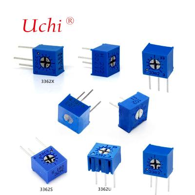 China 3362S Fijnregeling Precisie Potentiometer 10K Metaal Glas Glazuur Precisie Instelbare Weerstand Te koop