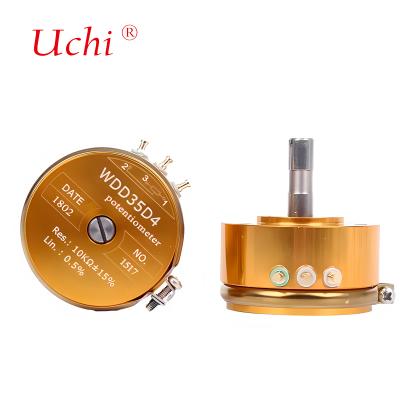 中国 WDD35D4 ロータリーポテンショメータ 精密導電性プラスチックポテンショメータ 販売のため