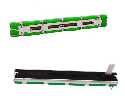 China WH3012P 30mm 45mm Stereo Dual Sliding Potentiometer B10K Travel Sliding Potentiometer for sale