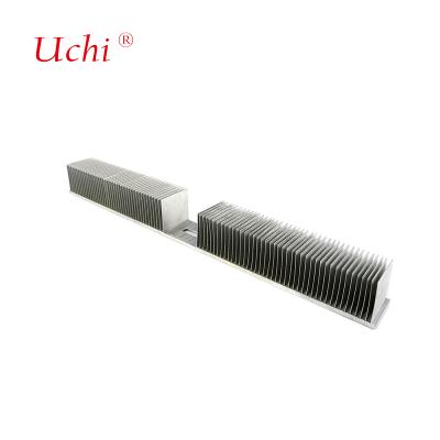China 600W LED Heat Sink Finned Heat Pipe Double Tower Radiator for sale