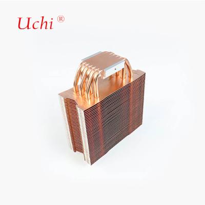 China Copper-Aluminum Composite Fin Computer CPU Heat Sink for sale