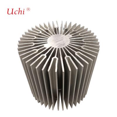 China Round Aluminum Profile LED Lighting Heat Sink for sale
