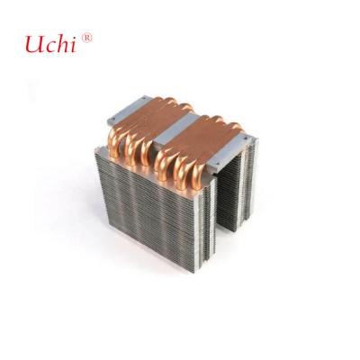China High Power Computer Cpu Heat Sinks With Embedded Heat Pipes for sale
