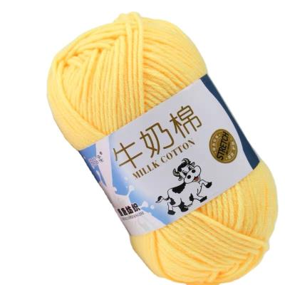 Knitting Soft Worsted  Baby 5 ply Super Soft-feeling Yarn Thick Milk Cotton For Crochet