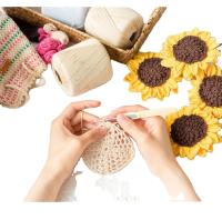 Quality Wholesale super cotton and linen 100% Linen multi Color Yarn For Knitting for sale