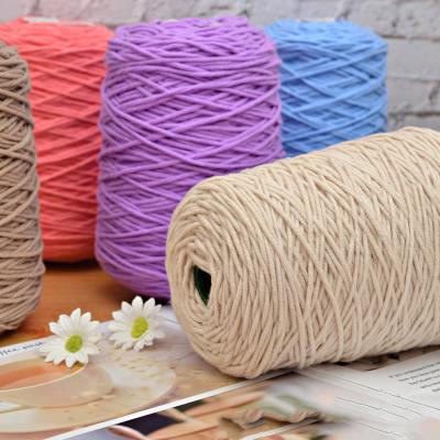 China Raw Pattern Hand Knitting Multiple Colors Carpet Tufting Acrylic Yarn 400g for Tufting Gun for sale