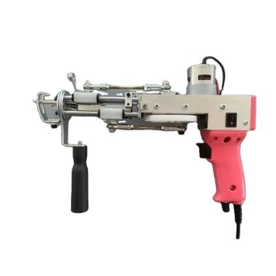 China Tufting Gun Carpet Weaving Machine 2 in 1 Cut and Loop Pile Electric Handheld Knitting Tool Cloth Rug Gun Machine Starter Kit for sale