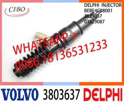 China Common Rail Fuel Diesel Injector BEBE4C08001 3803637 3829087 03829087 E1 for VOL truck 16 LITRE INDUSTRIAL for sale