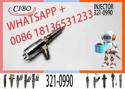 China Echte neue Dieselmotor-Autoteil-allgemeine Schienen-Kraftstoffeinspritzdüse 321-0990 2645A743 C6.6 E320D zu verkaufen