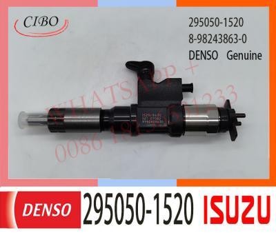 China 295050-1520 DENSO Diesel Engine Fuel Injector 295050-1520 8-98243863-0 8982438630 for 4HK1,6HK1 ISUZU/G3 for sale