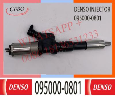 China 095000-0801 Common Rail Injector Assembly 6156-11-3100 for Komatsu SA6D125E Engine for sale