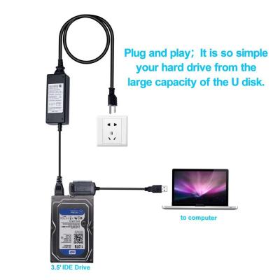 China Konverter-Kabel SATAs IDE To USB 2,0 zu verkaufen