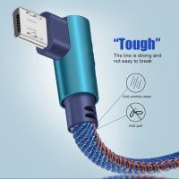 China 15g Right Angle Double Elbow Micro 5 Pin USB 2.0 Cable for sale