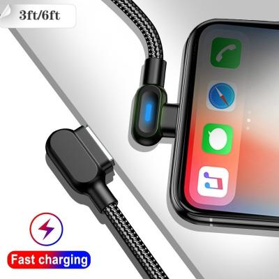中国 0.5m 1M 90程度データ同時性の細流速い充満USBケーブル 販売のため