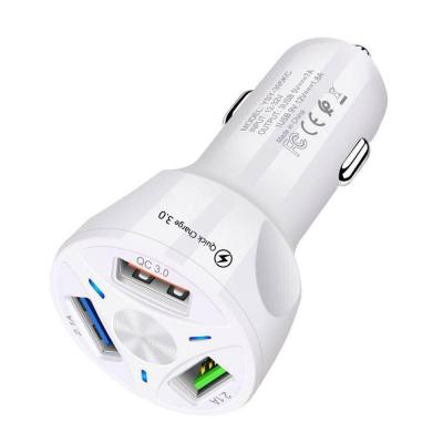 Chine Chargeur universel d'USB de voiture à double accès de voyage de C.C 5V 2.1A 2.4amp 18W à vendre