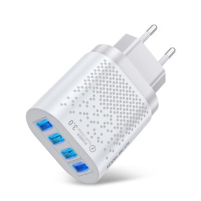 Cina Adattatore a prova di fuoco del caricatore del porto 48W QC3.0 USB del PC 4 di Samsung Xiaomi in vendita