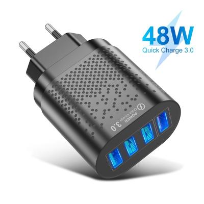Cina Adattatore a prova di fuoco del caricatore del porto 48W QC3.0 USB del PC 4 di Samsung Xiaomi in vendita