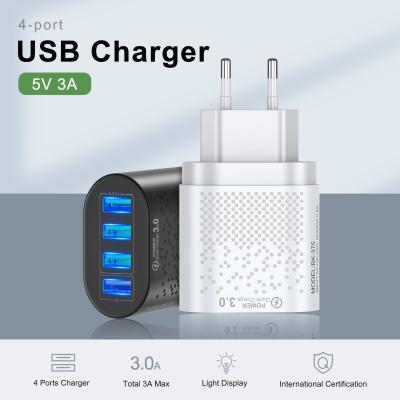Cina Adattatore a prova di fuoco del caricatore del porto 48W QC3.0 USB del PC 4 di Samsung Xiaomi in vendita