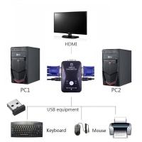 China USB 2.0 VGA HDMI Switch Box for sale