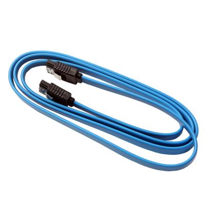 China 1M 3.3ft Blauw Recht Sluiten dat SATA III sluit Kabelserie Te koop