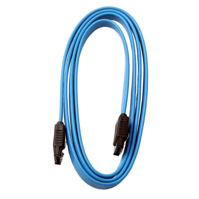 China 1M 3.3ft Blauw Recht Sluiten dat SATA III sluit Kabelserie Te koop