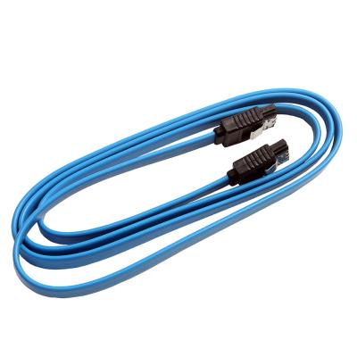 China 1M 3.3ft Blauw Recht Sluiten dat SATA III sluit Kabelserie Te koop