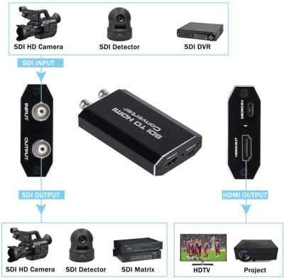China RG-59 conversor video audio da bateria 100M SDI To HDMI do cabo 24V F970 D28S à venda