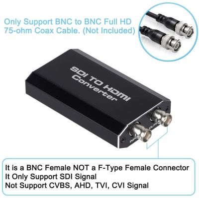 China RG-59 conversor video audio da bateria 100M SDI To HDMI do cabo 24V F970 D28S à venda