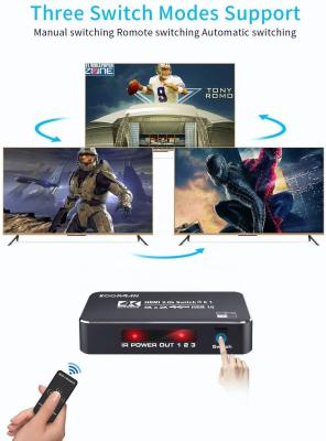 China HDR 3 de Doos van de Havens18gbps 4K 60Hz HDMI Schakelaar Te koop