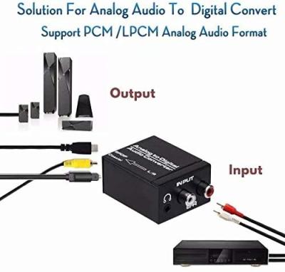 China R/L RCA 3.5mm het Analogon van AUX LPCM aan de Digitale Coaxiale Audio Videoconvertor van LPCM Te koop