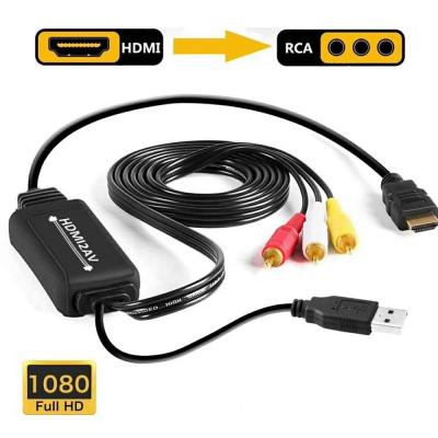 China 2160P HDMI aan de Adapter van de de Convertorkabel van AV 3RCA CVBs RCA Te koop