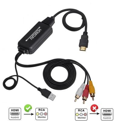 China 2160P HDMI aan de Adapter van de de Convertorkabel van AV 3RCA CVBs RCA Te koop