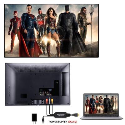 China 2160P HDMI aan de Adapter van de de Convertorkabel van AV 3RCA CVBs RCA Te koop