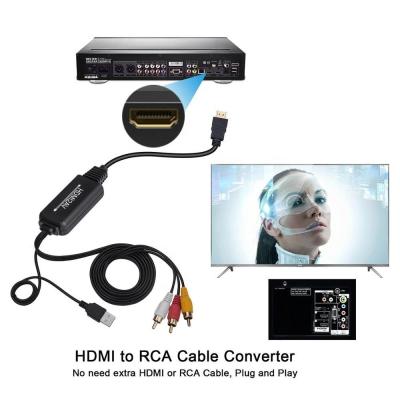 China 2160P HDMI aan de Adapter van de de Convertorkabel van AV 3RCA CVBs RCA Te koop