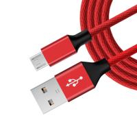 China 3.3ft 1M Braided USB2.0 A Male Micro USB Sync Data Computer Connection Cable for sale