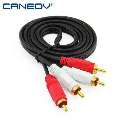 Cina Testa rossa e bianca del doppio di 1.5M Audio Cable 2RCA in vendita