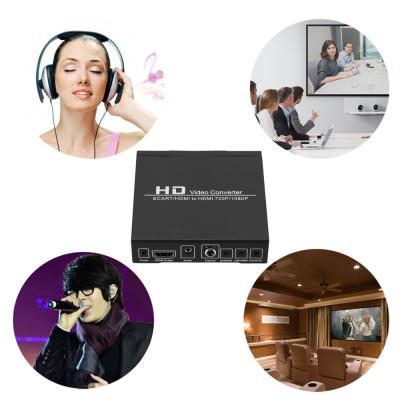 Cina SCART HDMI al video convertitore 720P 1080P audio Scart di HDMI HD a Hdmi Digital in vendita